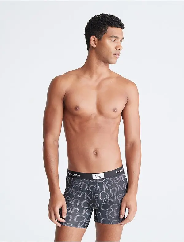 Calvin Klein 1996 Micro Boxer Brief - Halftone Glitch/black