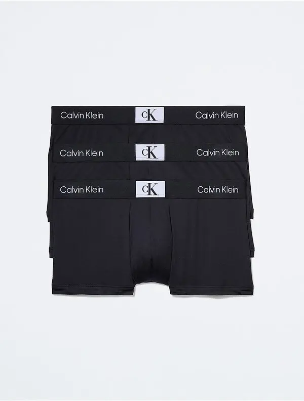 Calvin Klein 1996 3-pack Micro Low Rise Trunk - Black
