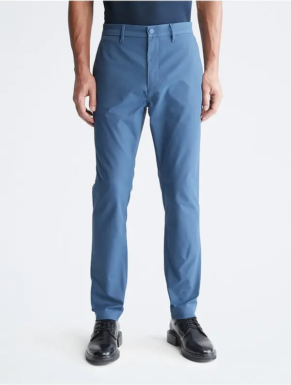 Calvin Klein Tech Slim Stretch Woven Chino - Crayon Blue