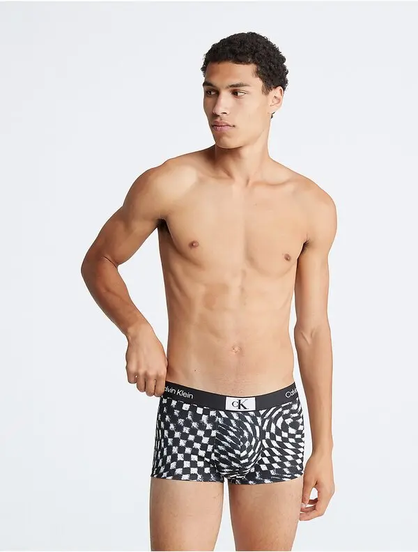 Calvin Klein 1996 Micro Low Rise Trunk - Distressed Checkerboard