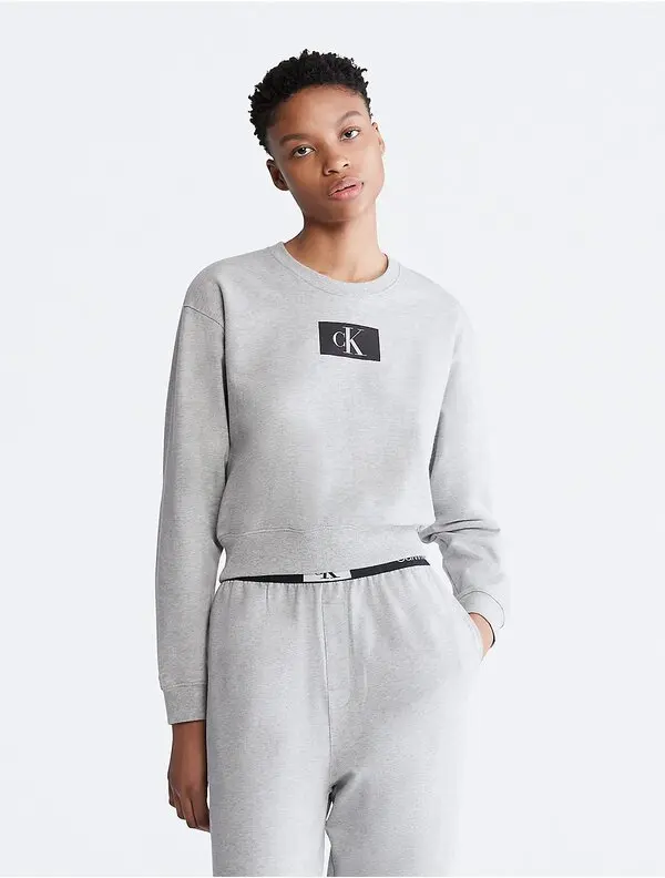 Calvin Klein 1996 Lounge Sweatshirt - Grey Heather
