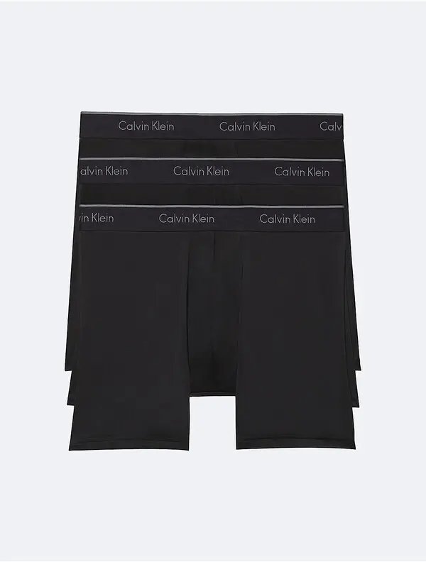 Calvin Klein Micro Stretch 3-pack Boxer Brief - Black