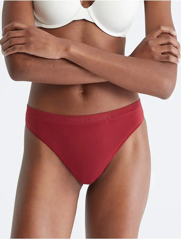 Calvin Klein Bonded Flex Thong - Red Carpet