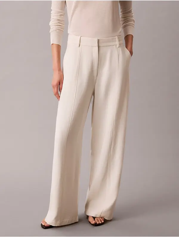 Calvin Klein Textured Straight Pants