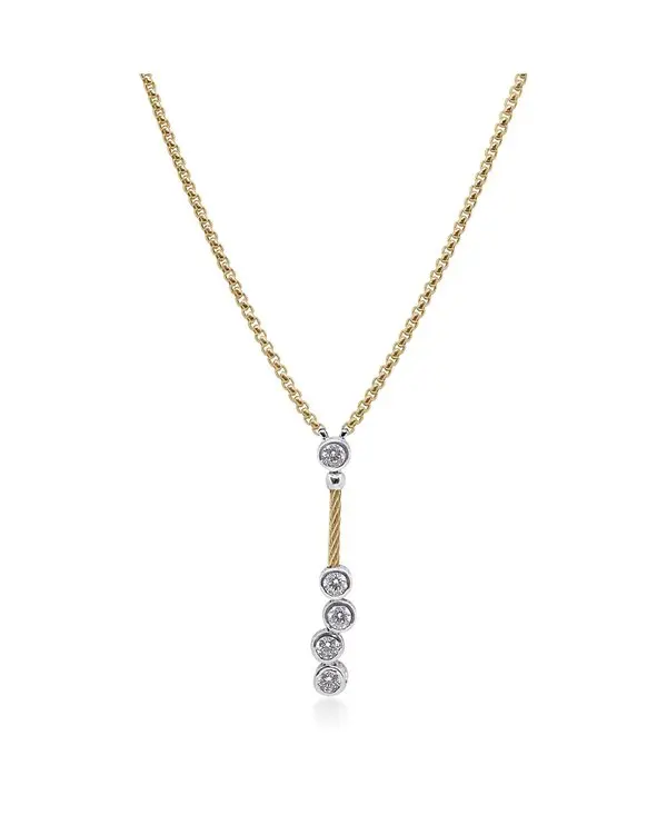 Alor Day Diamonds Lariat Necklace - K Yellow Gold