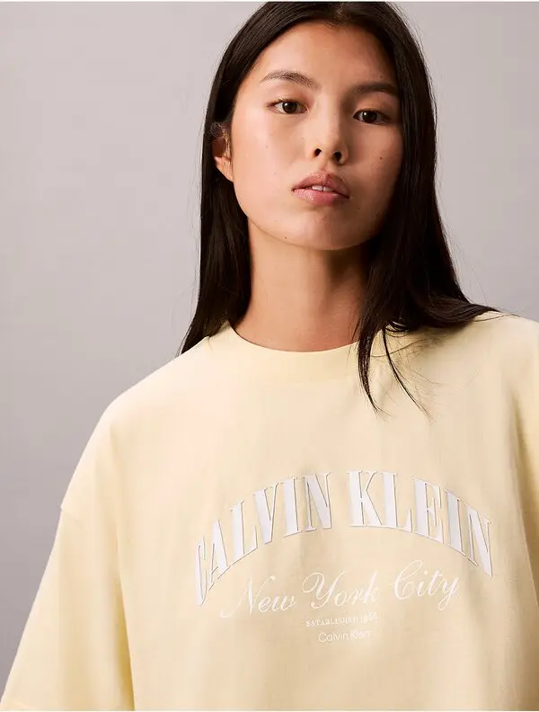 Calvin Klein Heritage Classic Boxy T-shirt - Pear Sorbet