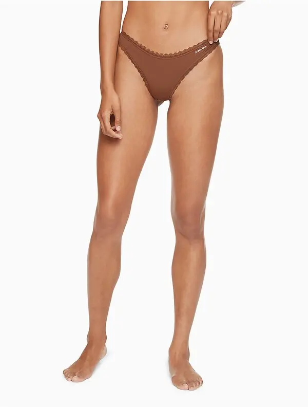 Calvin Klein Flirty Micro Thong - Umber