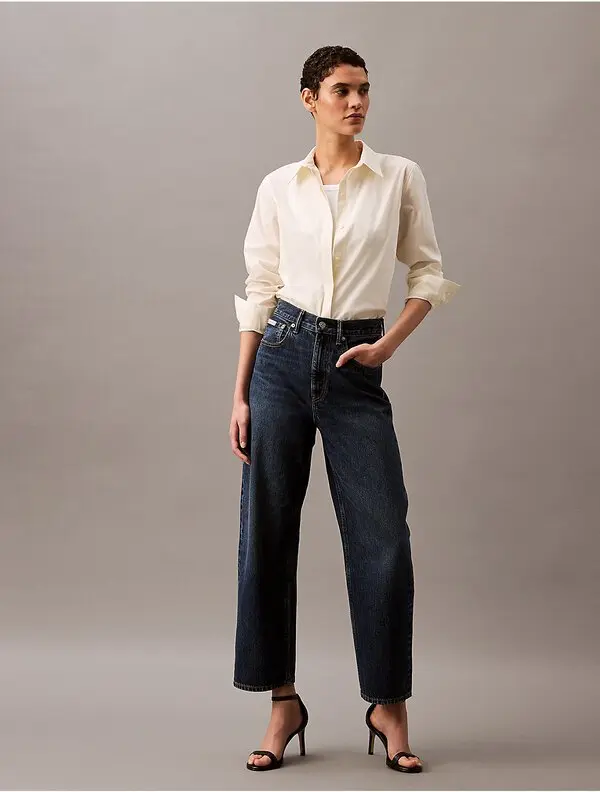 Calvin Klein Classic Stretch Poplin Button-down Shirt