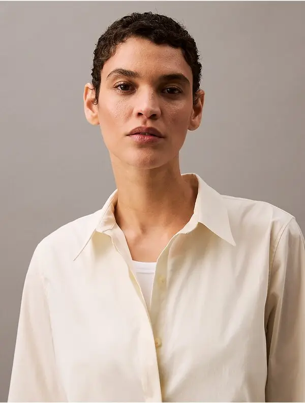 Calvin Klein Classic Stretch Poplin Button-down Shirt