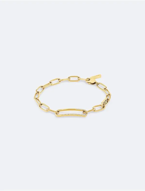 Calvin Klein Oval Link Bracelet - Gold