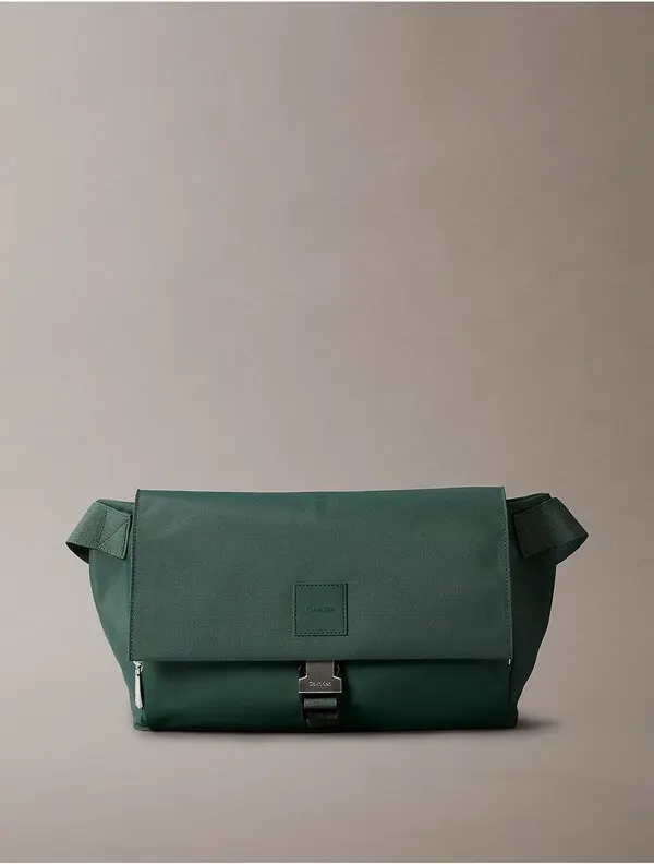 Calvin Klein Utility Messenger Sling Bag - Green Palm