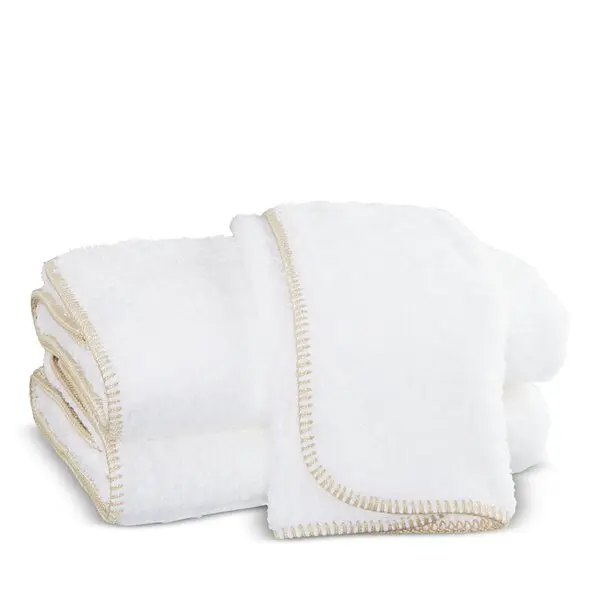 MATOUK Whipstitch Wash Cloth - Ivory