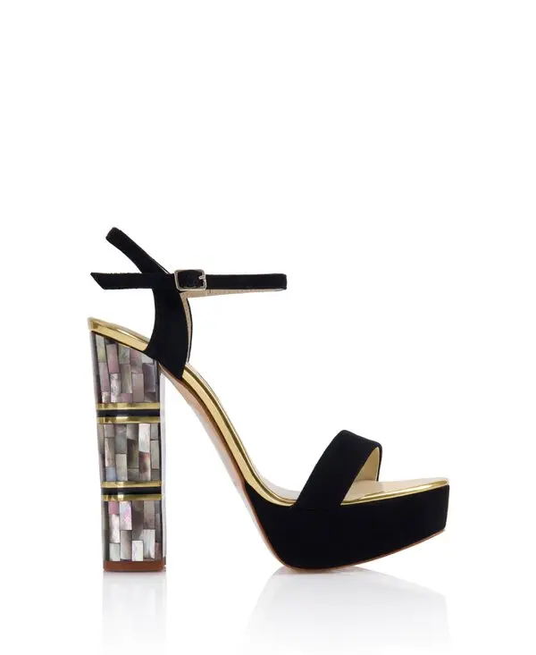 FREYA ROSE Jito Ankle Strap Pearl Heel Sandal