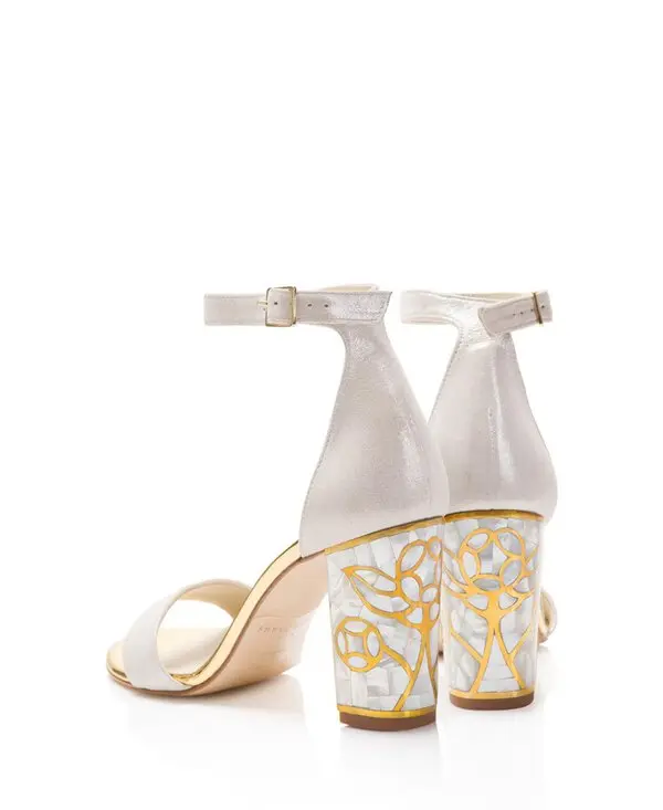FREYA ROSE Rozu Ankle Strap Sandal - Champagne