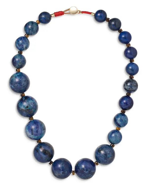 ROXANNE ASSOULIN The Very Big Bead Stone Necklace - Lapis