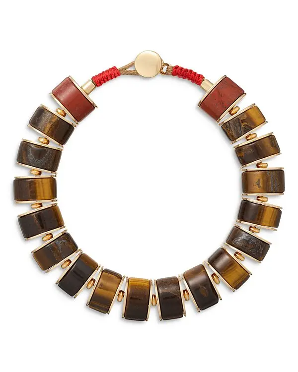 ROXANNE ASSOULIN The Stone Slice Bracelet - Tigers Eye