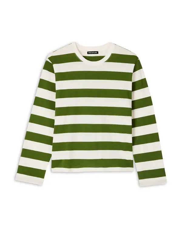 Whistles Striped Long Sleeve Tee