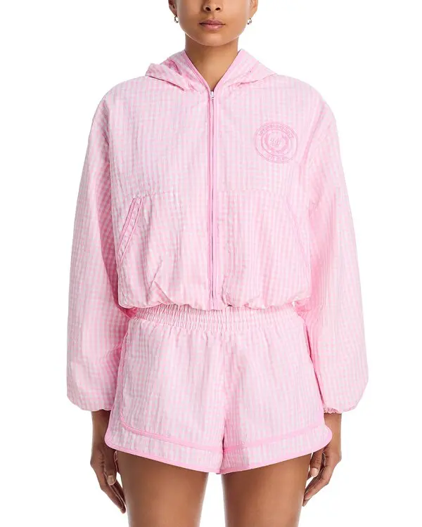 LoveShackFancy Kariana Hoodie - Tickled Pink