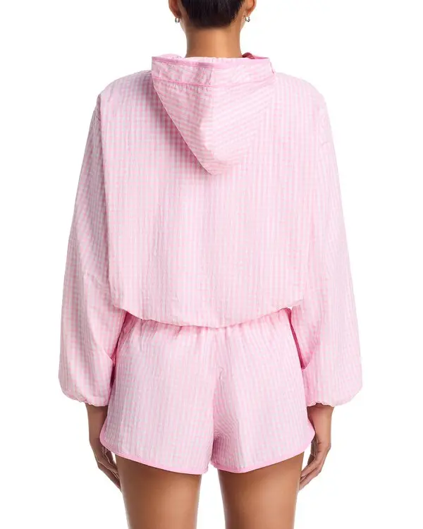 LoveShackFancy Kariana Hoodie - Tickled Pink