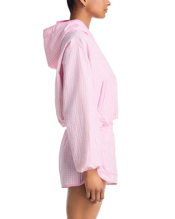 LoveShackFancy Kariana Hoodie - Tickled Pink