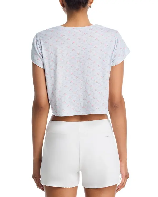 LoveShackFancy Rubin Cropped Tee