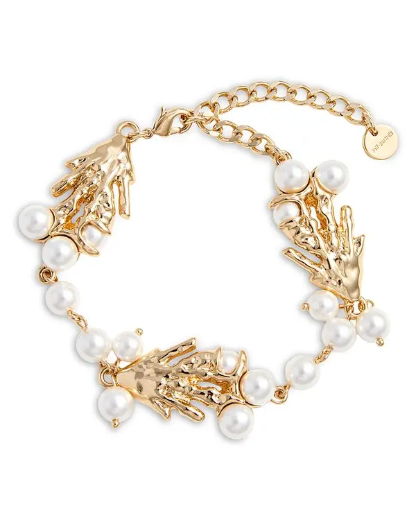 SELF-PORTRAIT Imitation Coral And Bracelet - Pearl