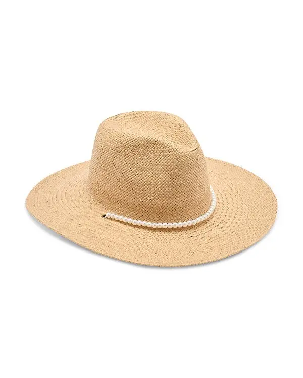 PHYSICIAN ENDORSED Daisy Straw Hat - Toast