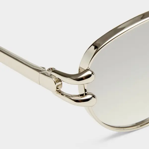 Le Specs Número Seis Sunglasses - Bright Silver
