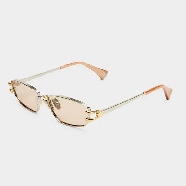 Le Specs Número Cinco Sunglasses - Bright Silver