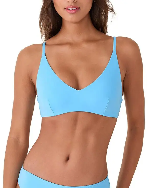 ANDIE Ohana V-neck Bikini Top - Celeste