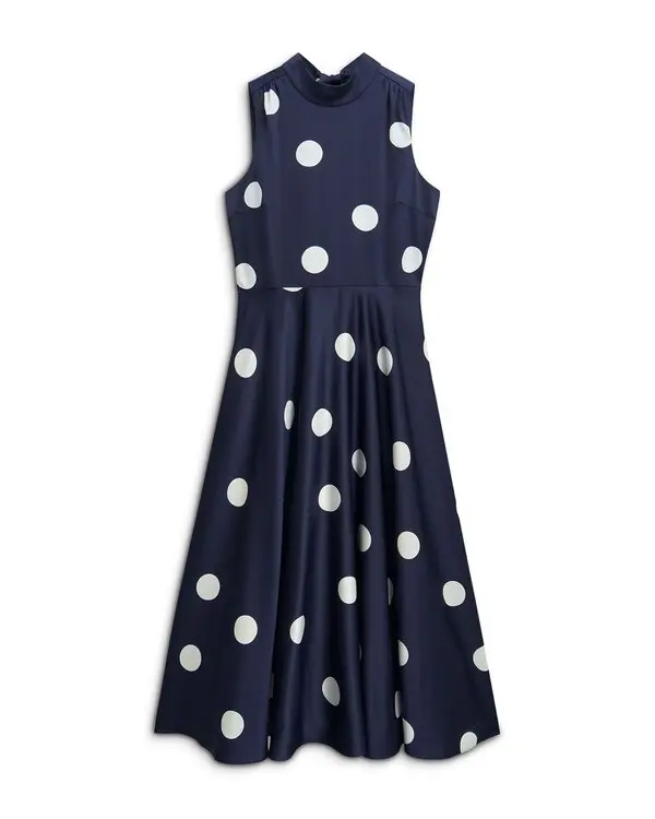 HOBBS LONDON Mia Polka Dot Dress