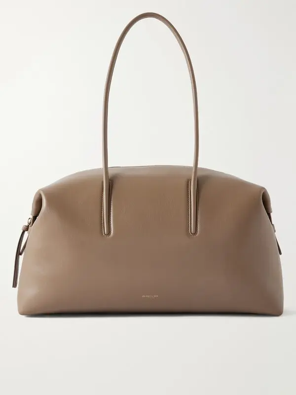 DEMELLIER Stockholm Large Leather Tote - Neutrals