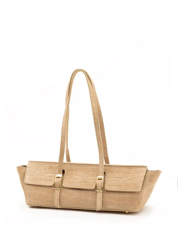 ELLEME Le Bateau Croco Suede - Beige