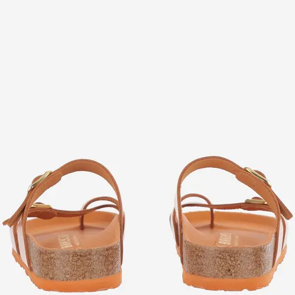 BIRKENSTOCK Mayari Leather Sandals - Orange