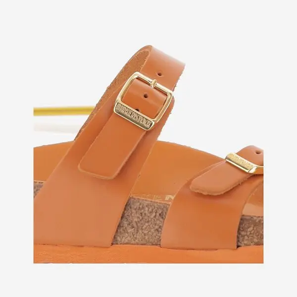 BIRKENSTOCK Mayari Leather Sandals - Orange
