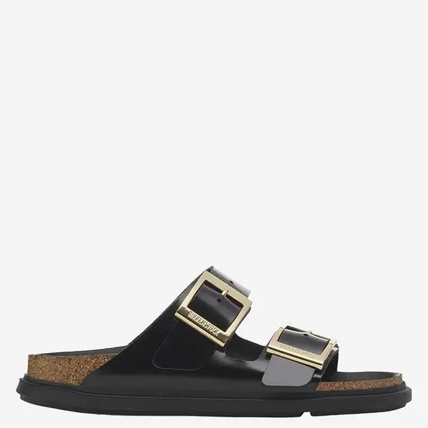 BIRKENSTOCK Arizona Droplet Buckle Sandals - Black