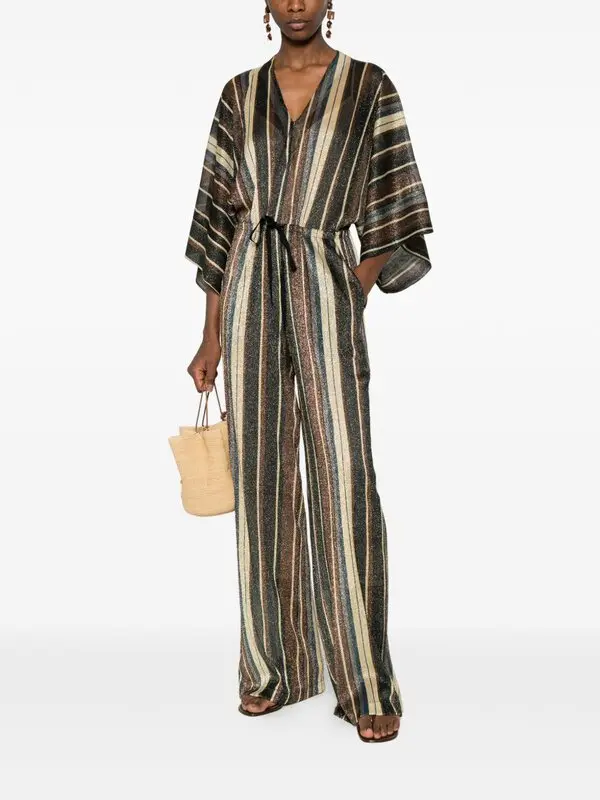 SIYU Striped Long Jumpsuit - Multicolour