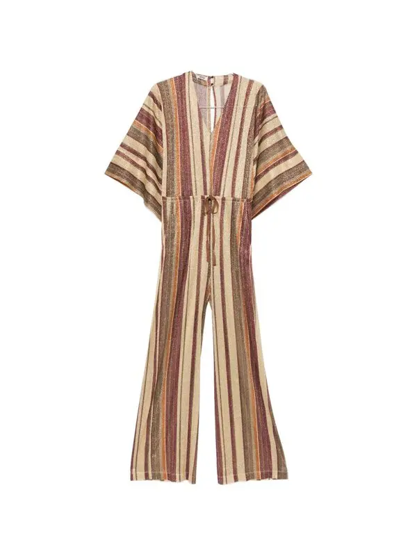 SIYU Striped Long Jumpsuit - Multicolour