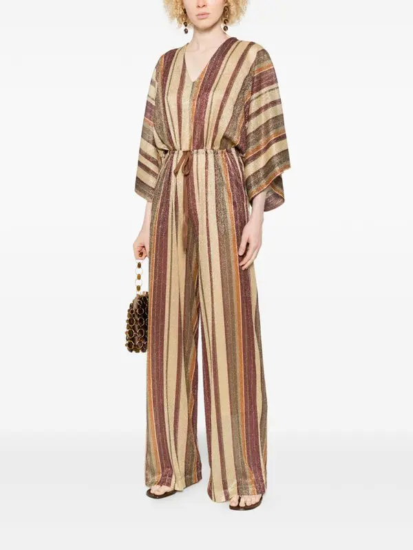 SIYU Striped Long Jumpsuit - Multicolour