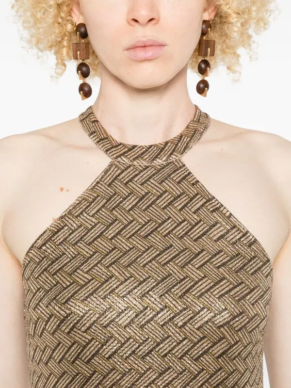 SIYU Tallis Long Dress - Brown