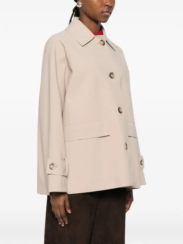 Harris Wharf London Nylon Blouson Jacket - Beige