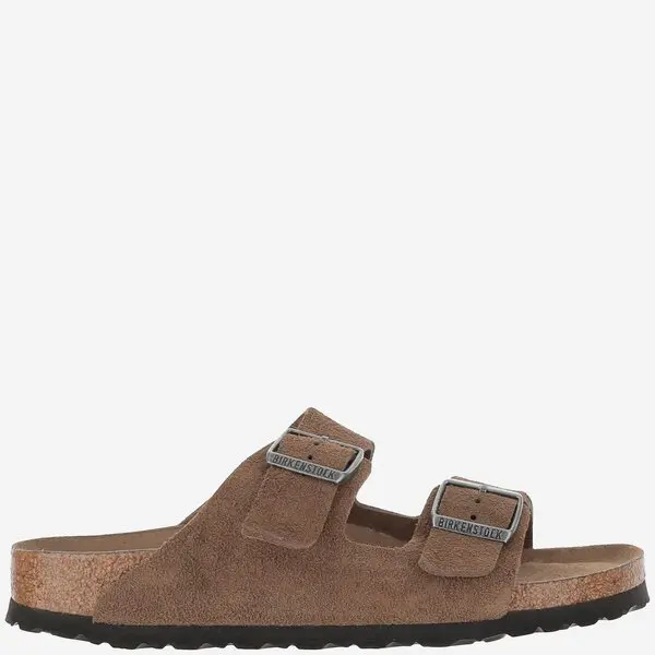 BIRKENSTOCK Arizona Suede Sandals - Brown