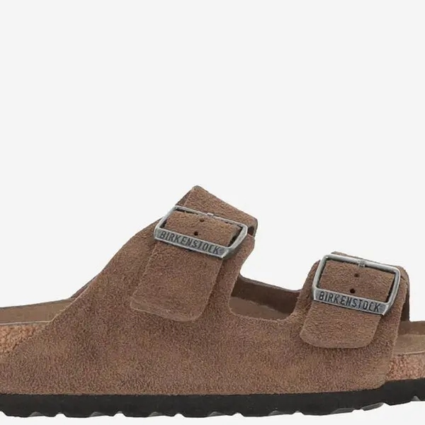 BIRKENSTOCK Arizona Suede Sandals - Brown