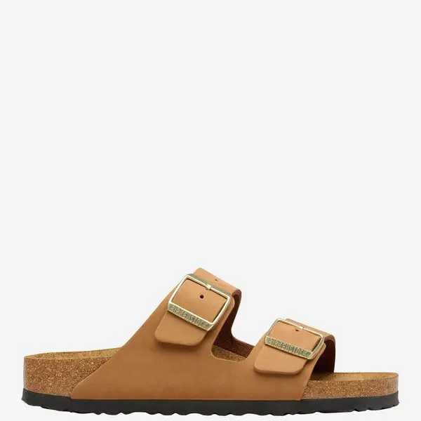 BIRKENSTOCK Arizona Nubuck Sandals - Brown