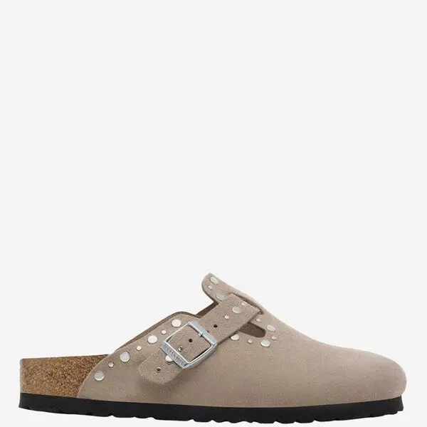 BIRKENSTOCK Mules Boston Rivets - Beige