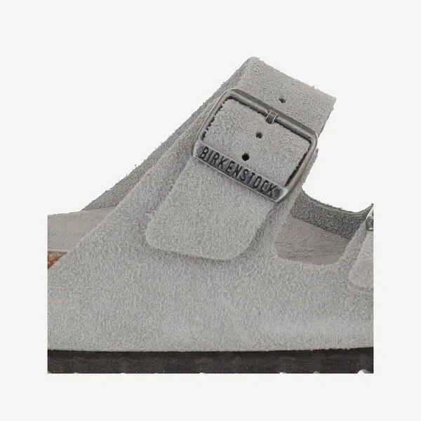 BIRKENSTOCK Arizona Suede Sandals - Grey