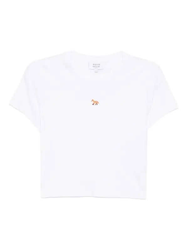 Maison Kitsuné Baby Fox Cotton T-shirt - White