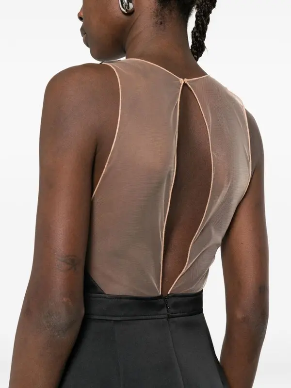 Elisabetta Franchi Appliqué Midi Dress - Black