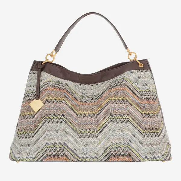 Missoni Chevron Pattern Tote - Red