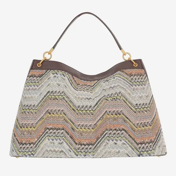 Missoni Chevron Pattern Tote - Red